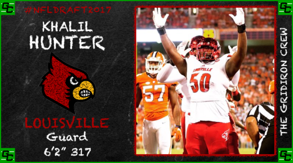 NFL Draft 2017 Prospect: Khalil Hunter – The Gridiron Crew