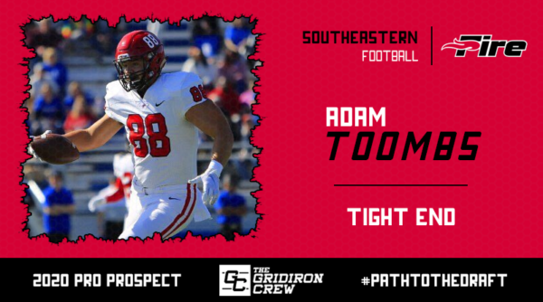 Adam Toombs: 2020 Pro Prospect Interview – The Gridiron Crew