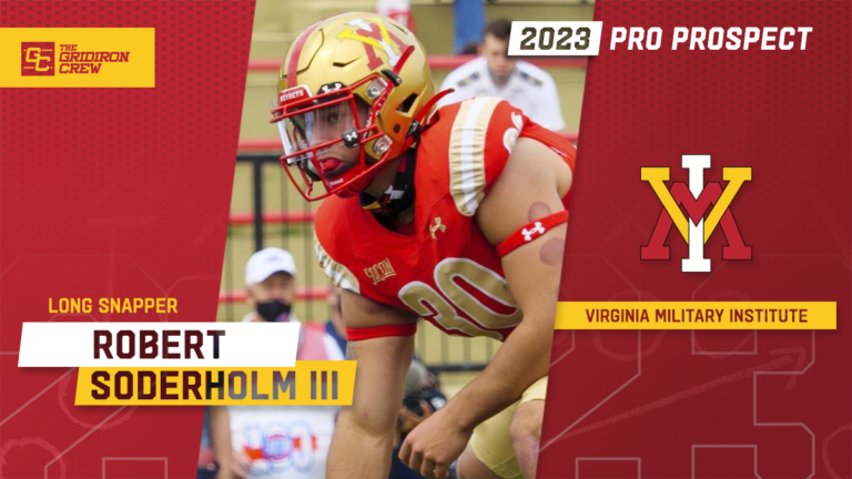 Robert Soderholm III: 2023 Pro Prospect Interview – The Gridiron Crew